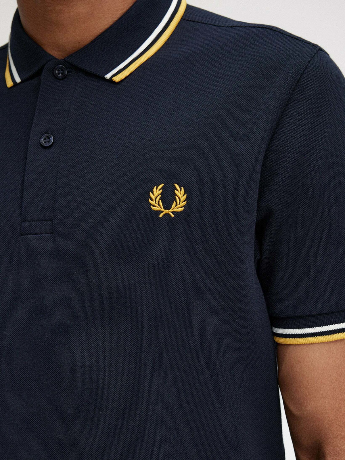 Fred Perry Polo Shirt Blue Mens Fred Perry