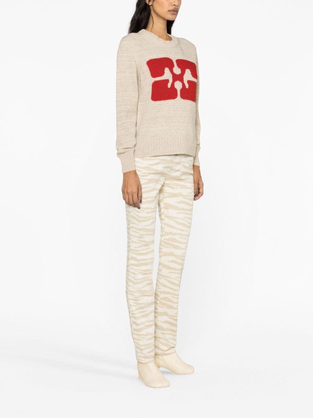 GANNI - Logo Wool Jumper GANNI