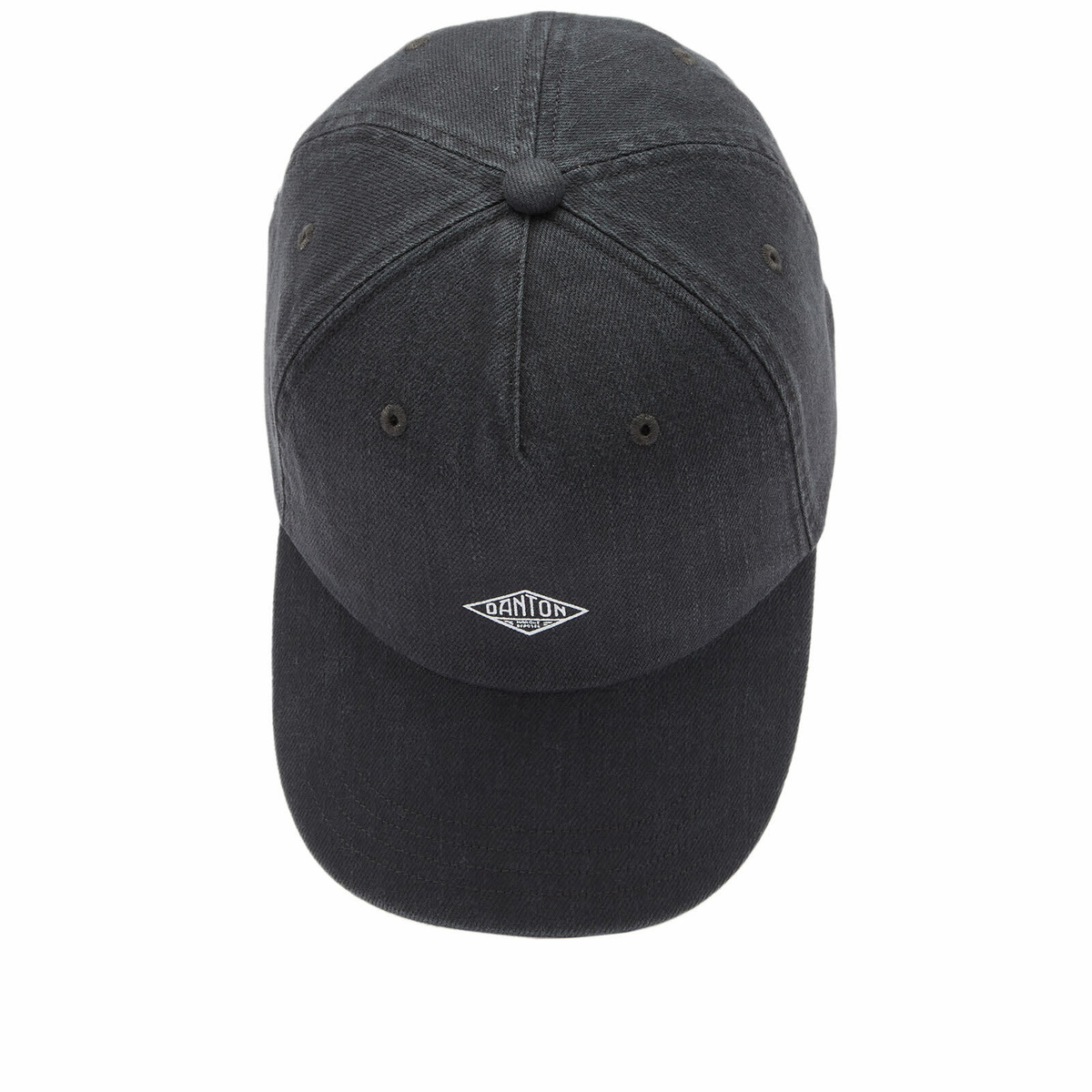 Danton Men's Washed Baseball Cap in Charcoal Black Danton