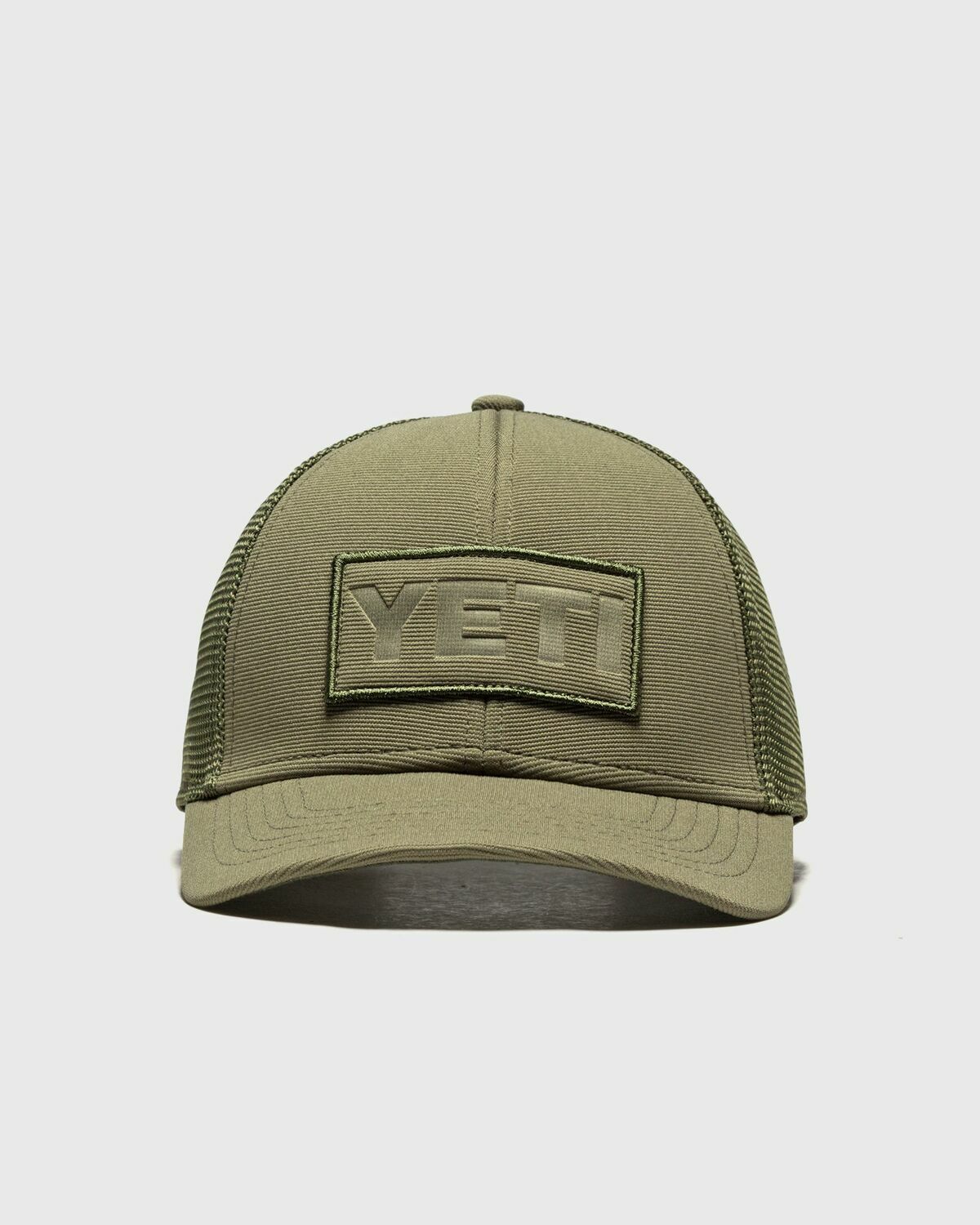 Yeti Patch On Patch Trucker Green Caps Yeti