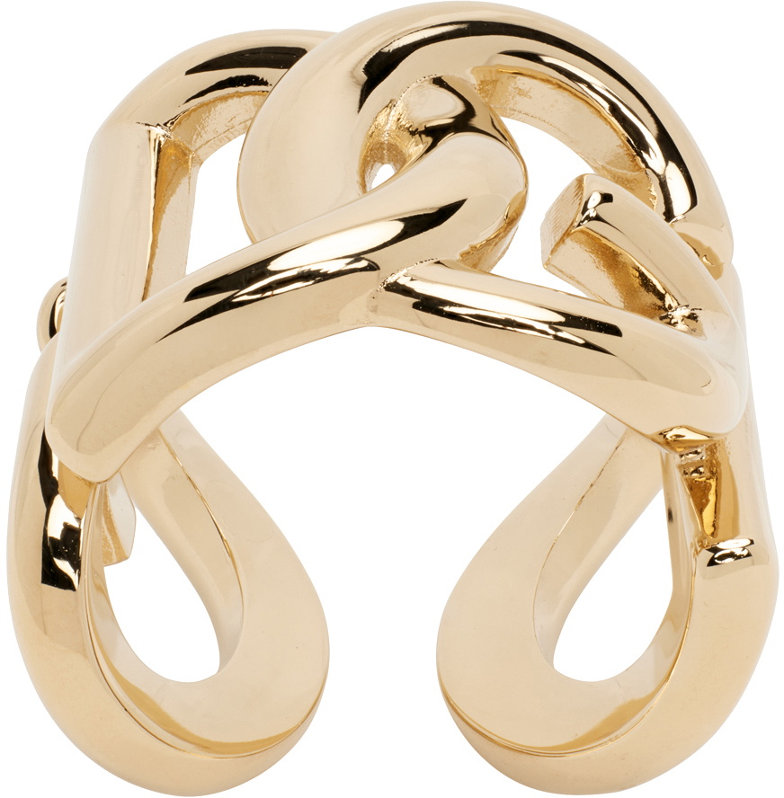 Dolce & Gabbana Gold Logo Ring Dolce & Gabbana