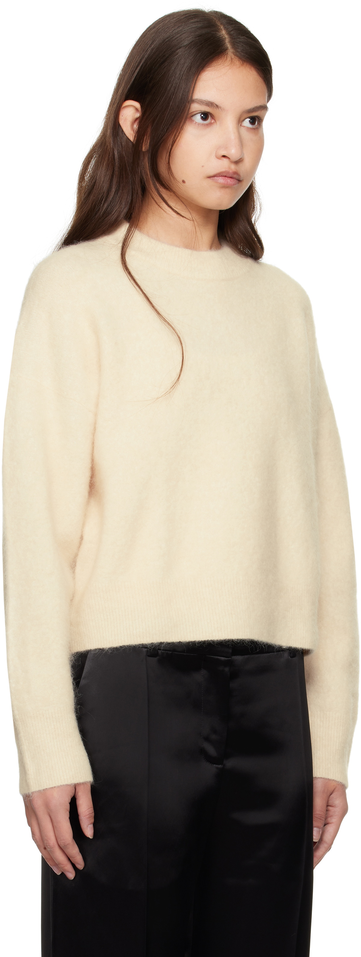 Filippa K Off-White Fluffy Sweater Filippa K