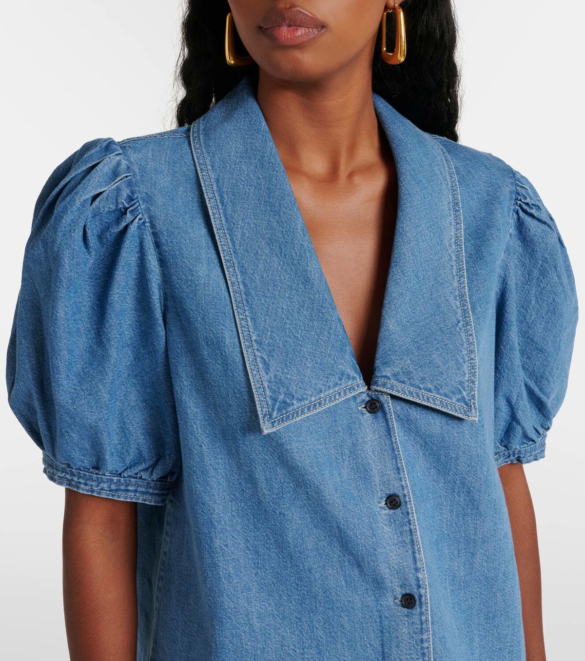 Frame Sailor denim top Frame Denim