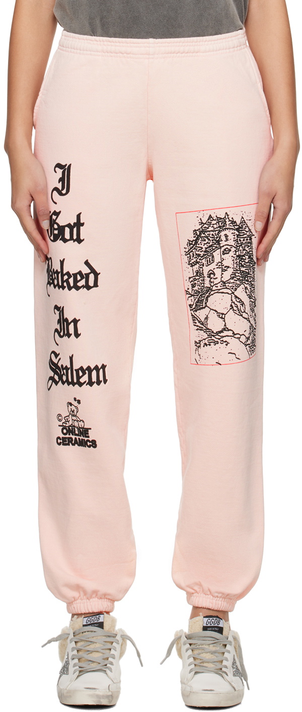 Online Ceramics Pink Dilara Findikoglu Edition Sweatpants Online Ceramics