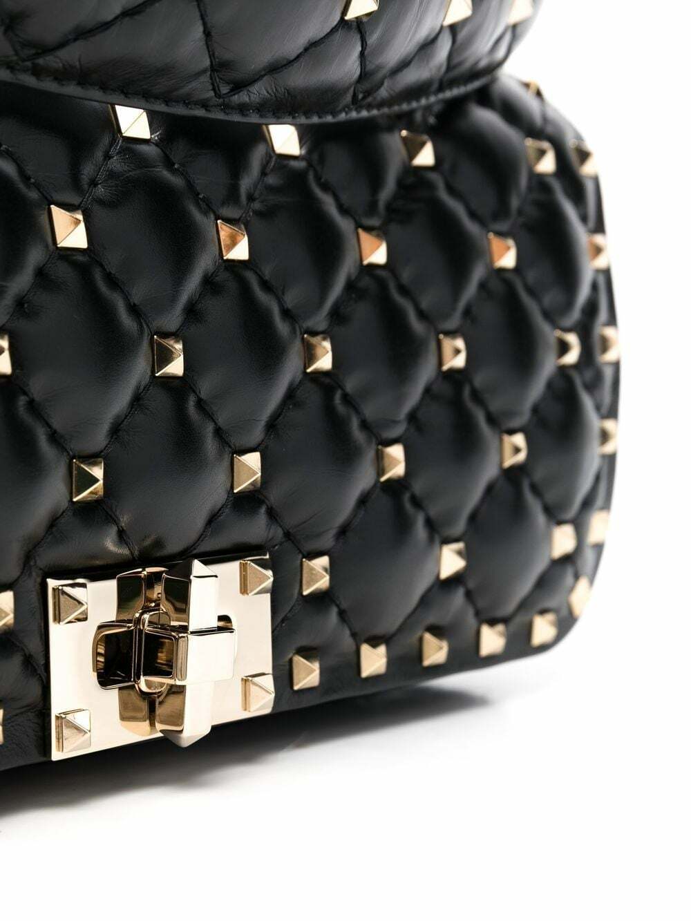 VALENTINO GARAVANI - Rockstud Spike Small Leather Shoulder Bag ...