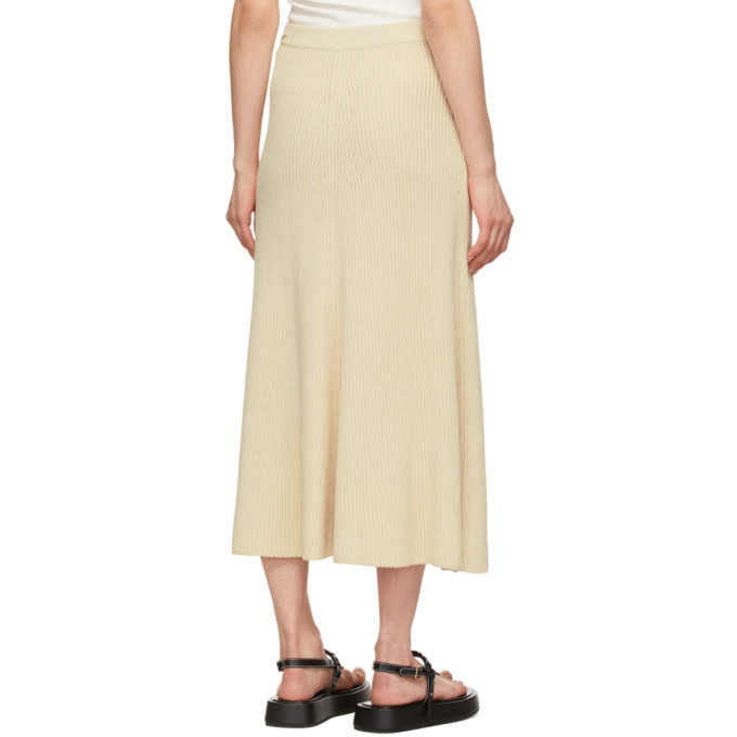 Joseph Beige A-Line Skirt Joseph