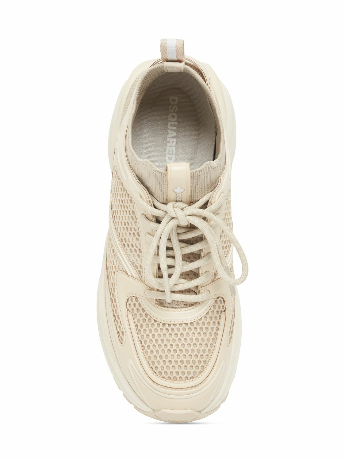 DSQUARED2 - Dash Leather & Mesh Sneakers Dsquared2