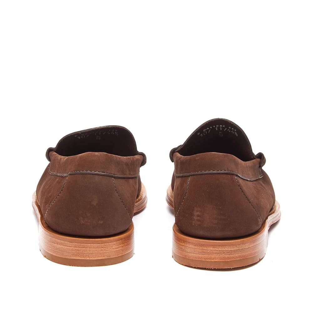 Bass Weejuns Men's Penny Nubuck Loafer in Dark Brown Nubuck Bass Weejuns