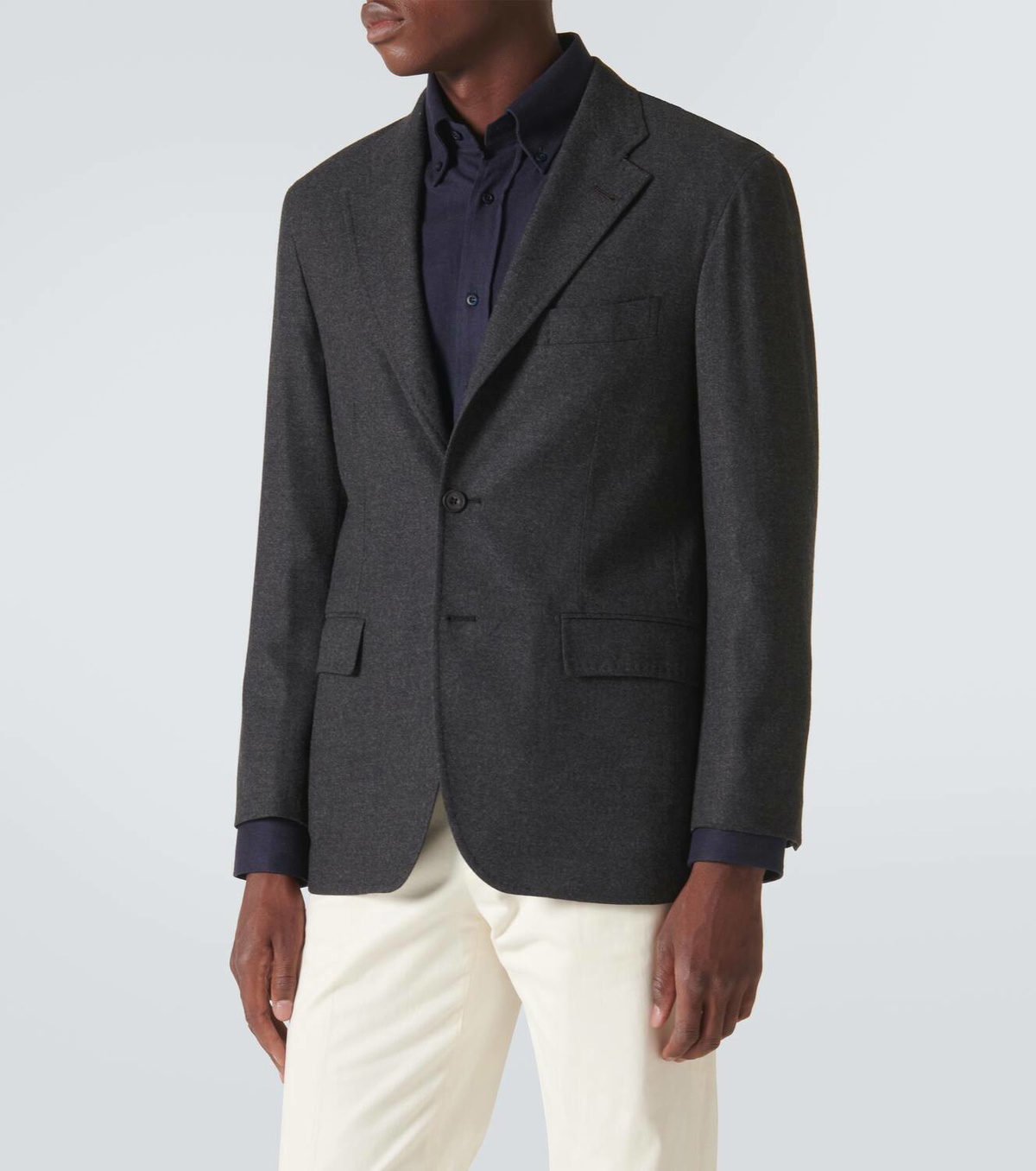 Rubinacci Wool flannel blazer Rubinacci