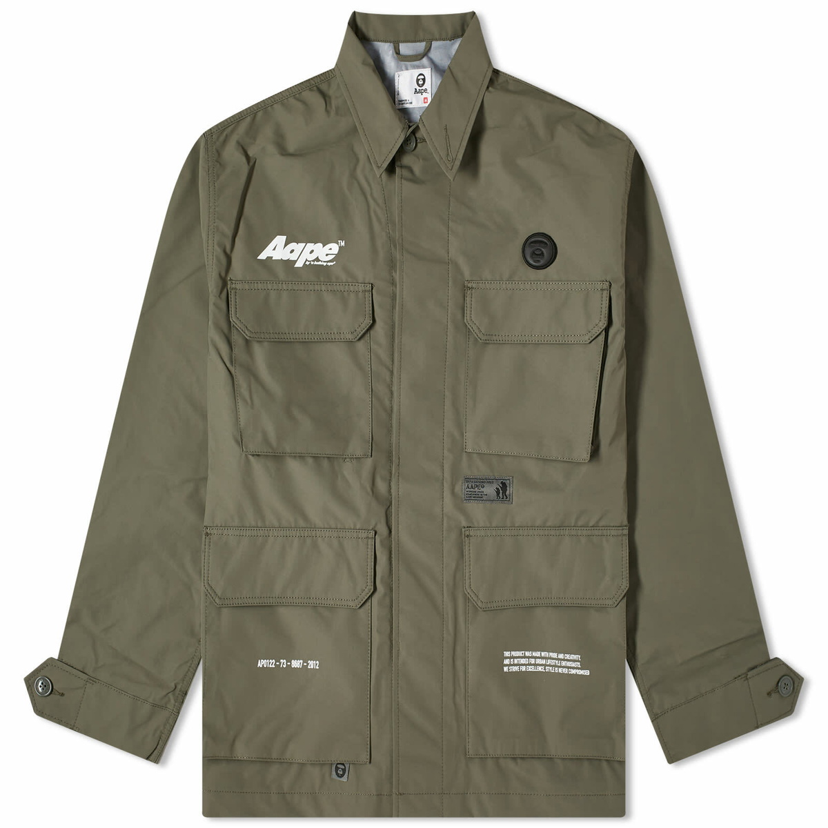 Men's AAPE Mountain Jacket in Yellow (Brown) AAPE by A Bathing Ape