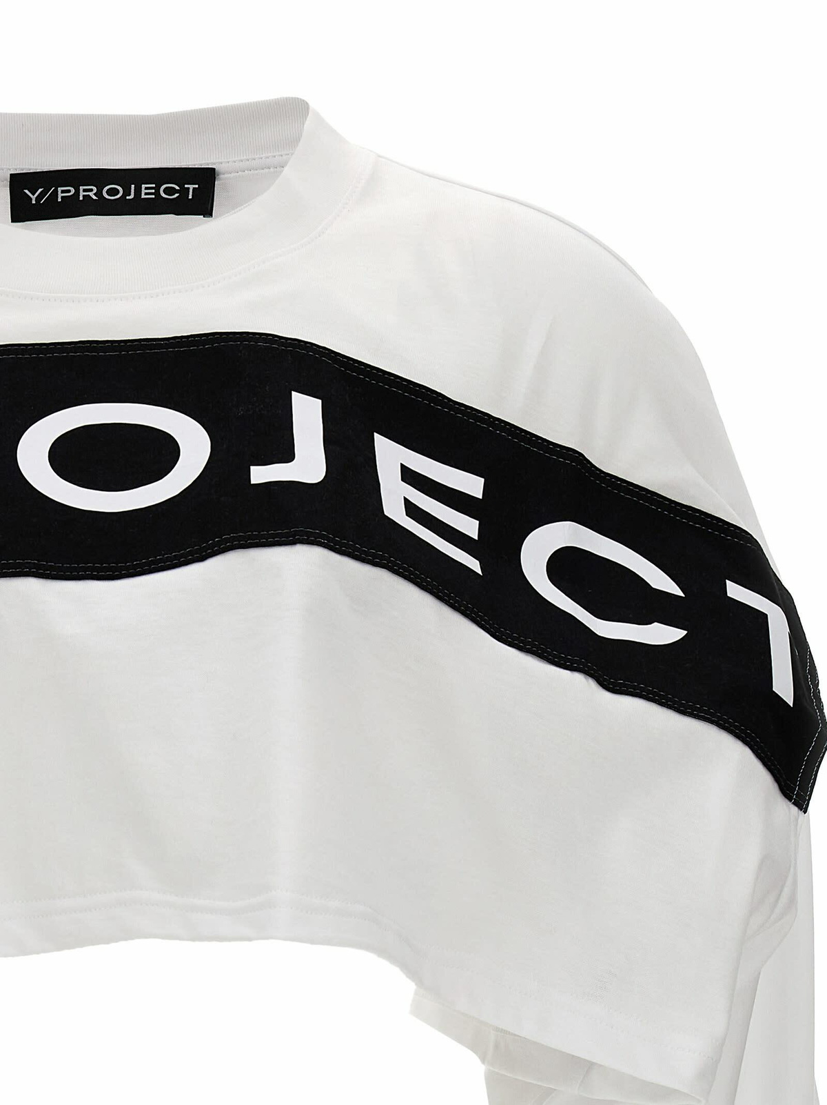 Y/Project Logo Crop T-shirt Y/Project