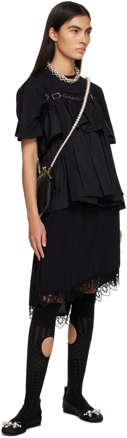 Simone Rocha Black Lace Midi Dress Simone Rocha