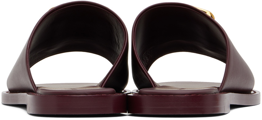 Givenchy Purple 4G Liquid Flat Mules Givenchy
