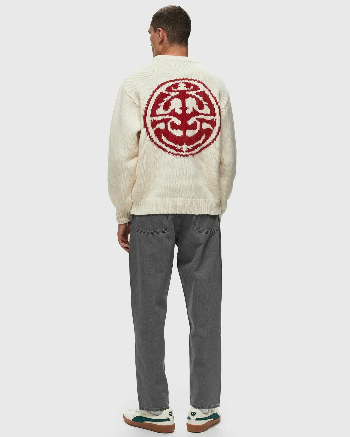 Edwin Ellis Sweater Beige - Mens - Pullovers Edwin