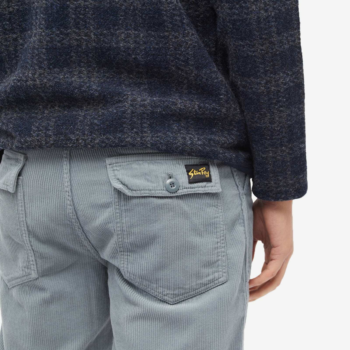 Stan Ray Men's Fat Pant in Battle Grey Cord Stan Ray