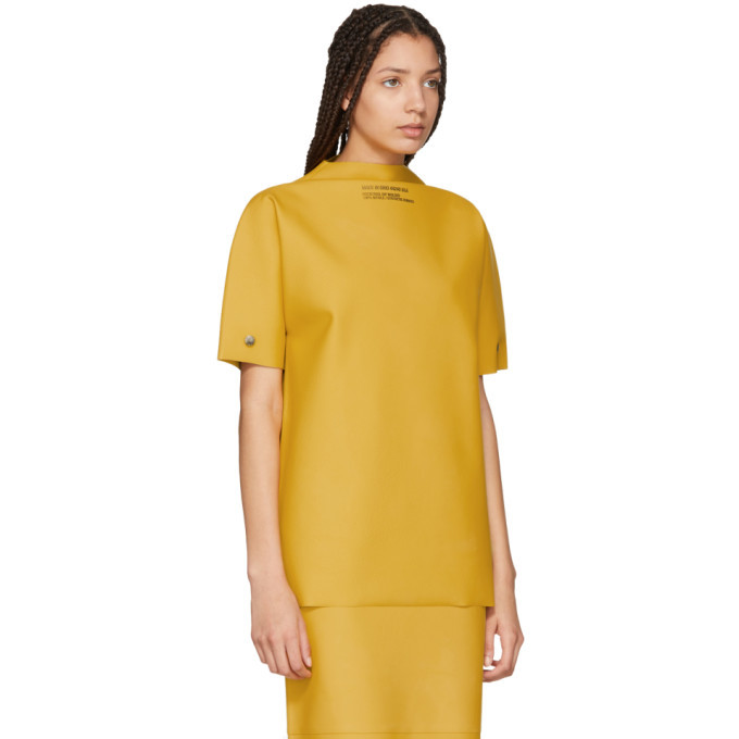 Calvin Klein 205W39NYC Yellow Rubber T-Shirt Calvin Klein Calvin Klein 205W39NYC Yellow Rubber T-Shirt Calvin Klein
