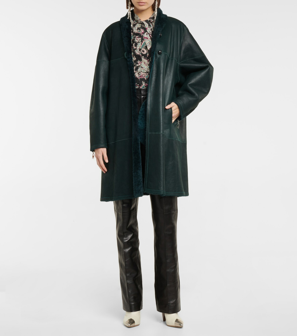 Isabel Marant - Abazoe reversible shearling coat Isabel Marant