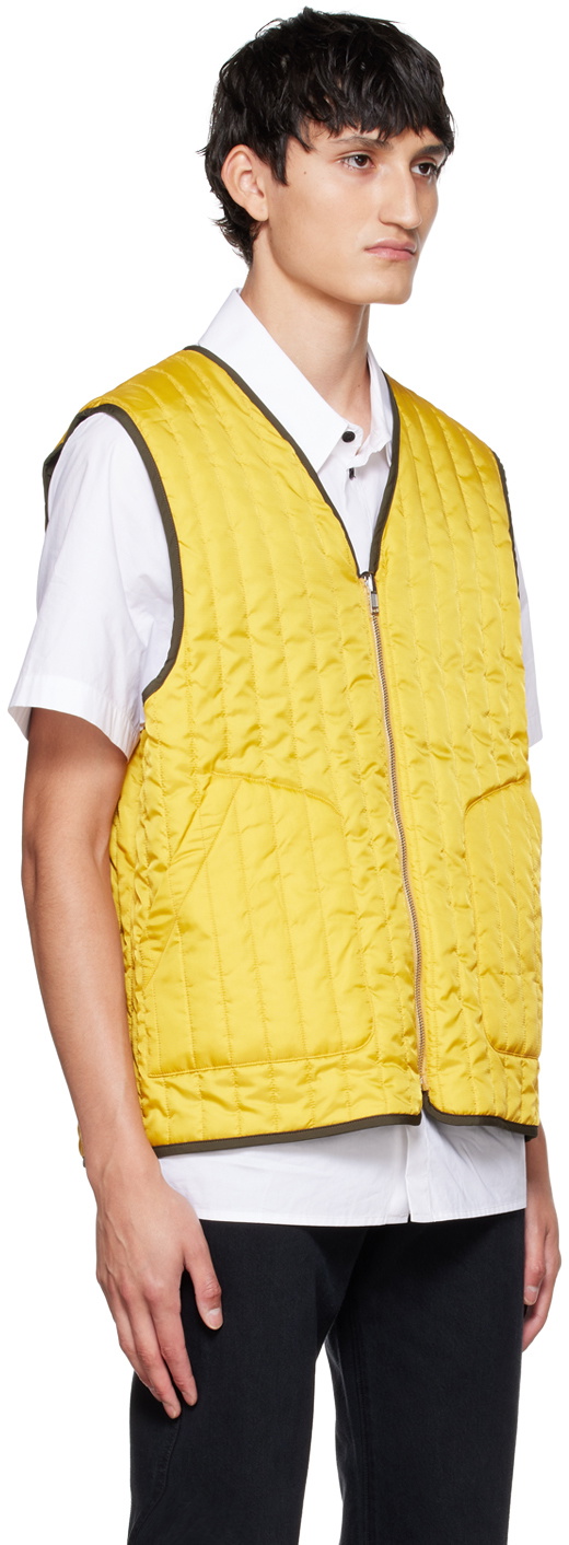 Helmut Lang Khaki Padded Vest Helmut Lang