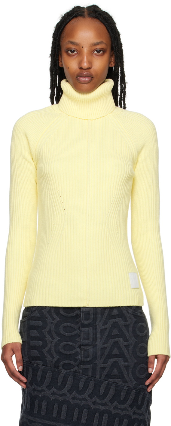 Marc Jacobs Yellow 'The Ribbed' Turtleneck Marc Jacobs