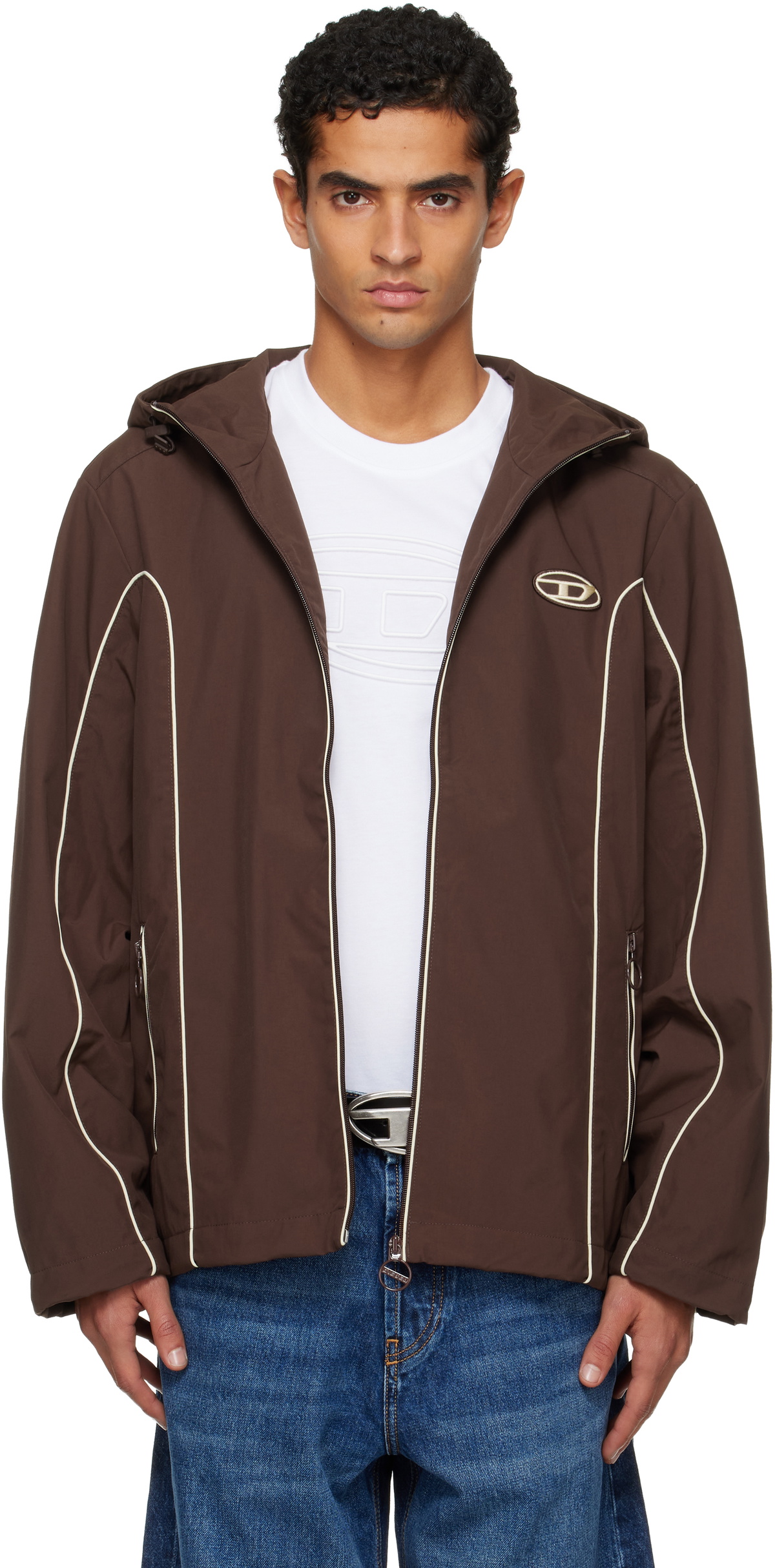 Diesel Brown J-Hives Jacket Diesel