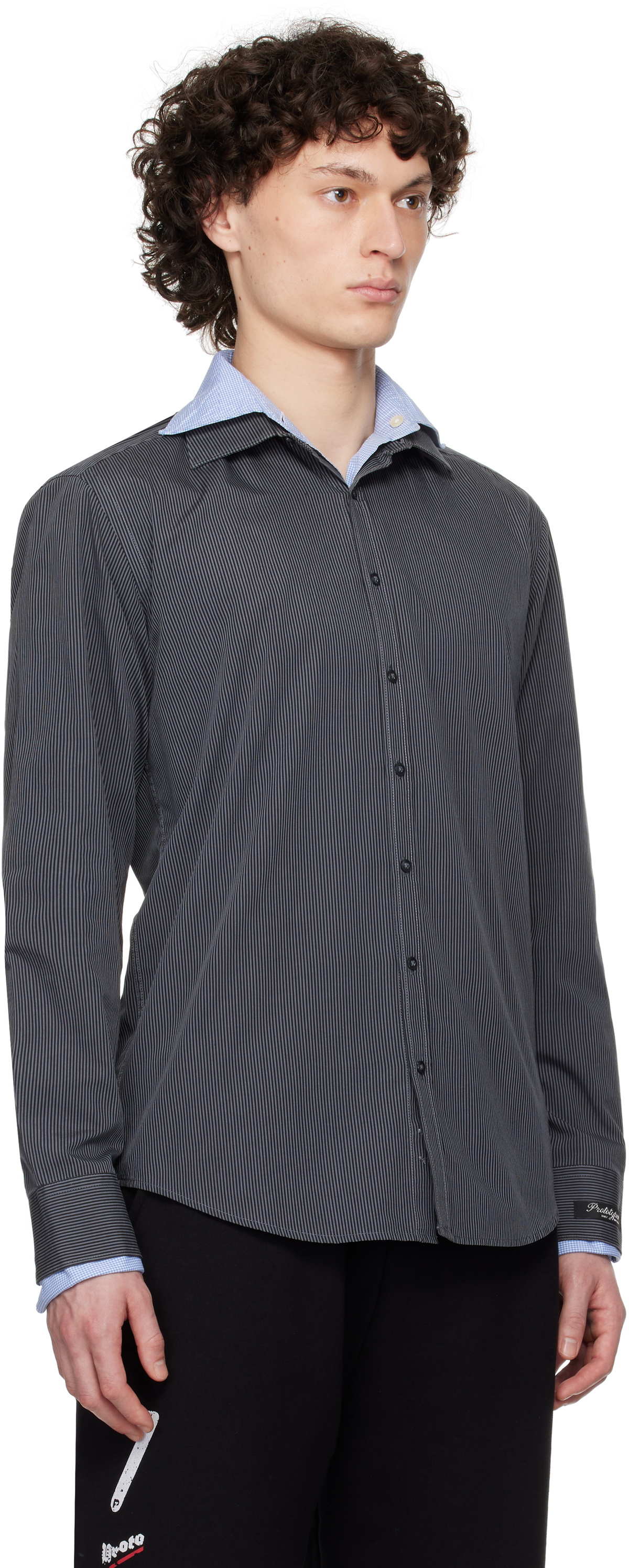 Prototypes Blue Double Layer Shirt PROTOTYPES