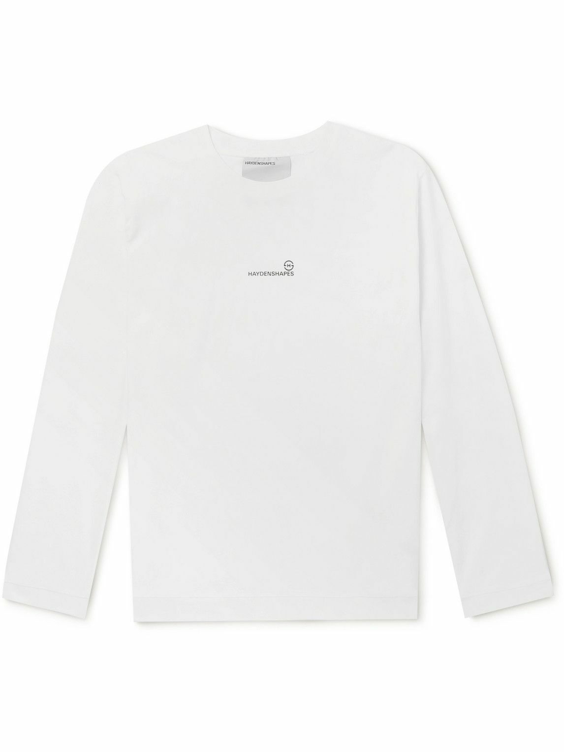 HAYDENSHAPES - Shapers Logo-Print Cotton-Jersey T-Shirt - White ...
