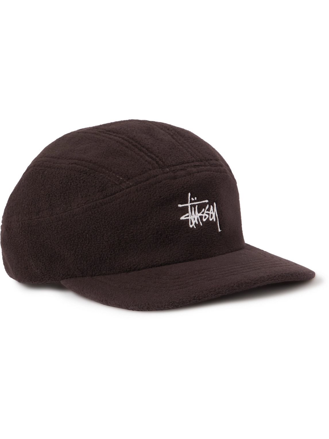 Stussy - Logo-Embroidered Fleece Baseball Cap Stussy