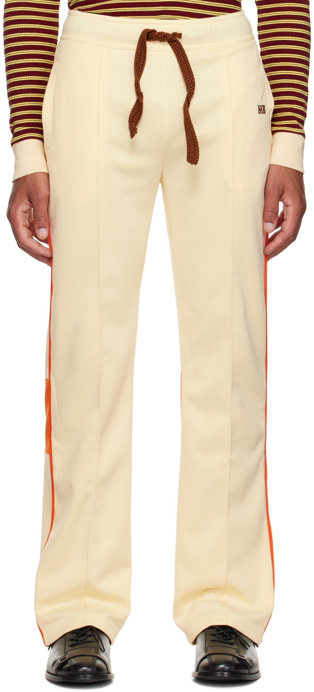 Wales Bonner Yellow Percussion Track Pants Wales Bonner