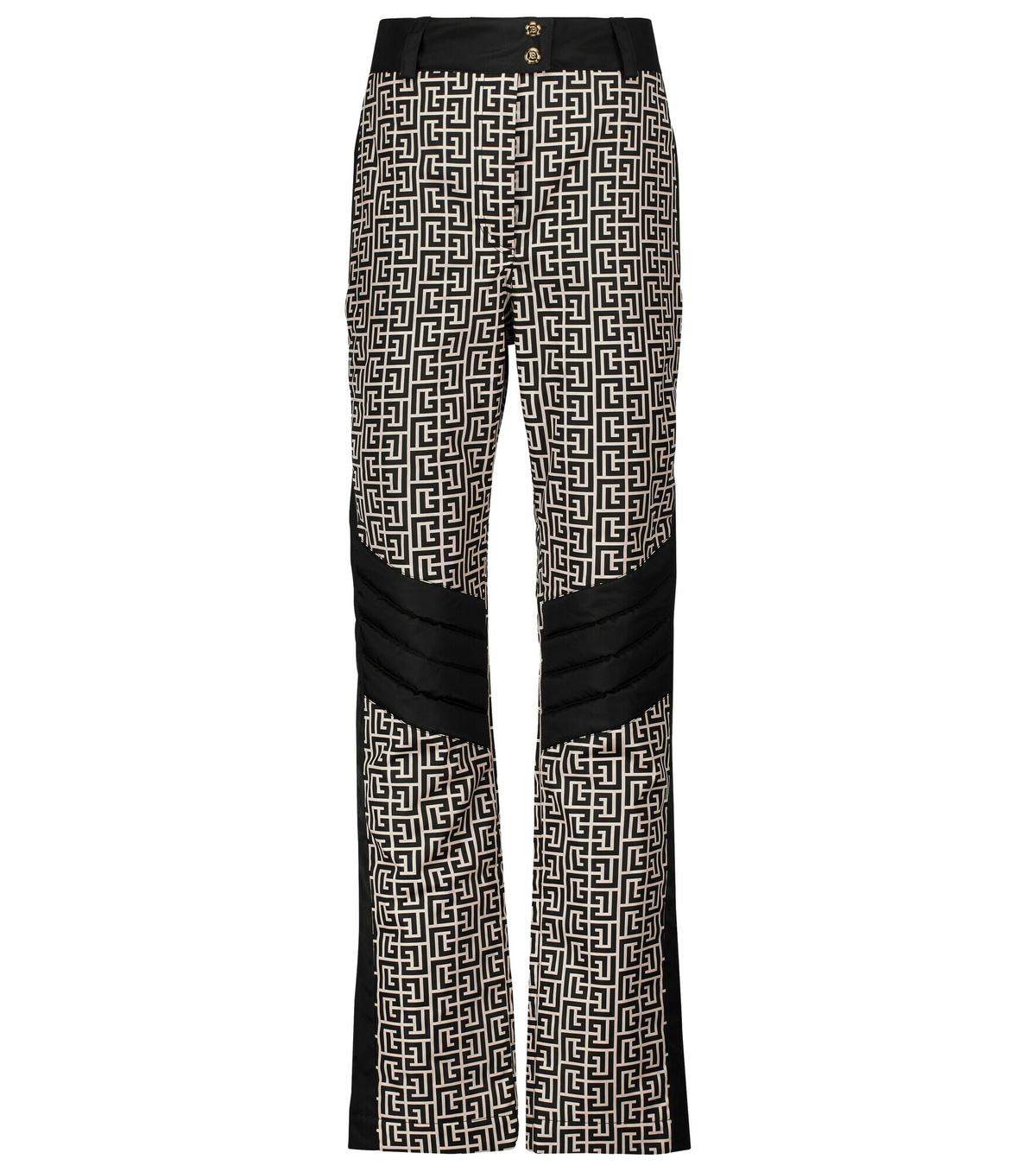 Balmain - x Rossignol monogram-print ski pants Balmain