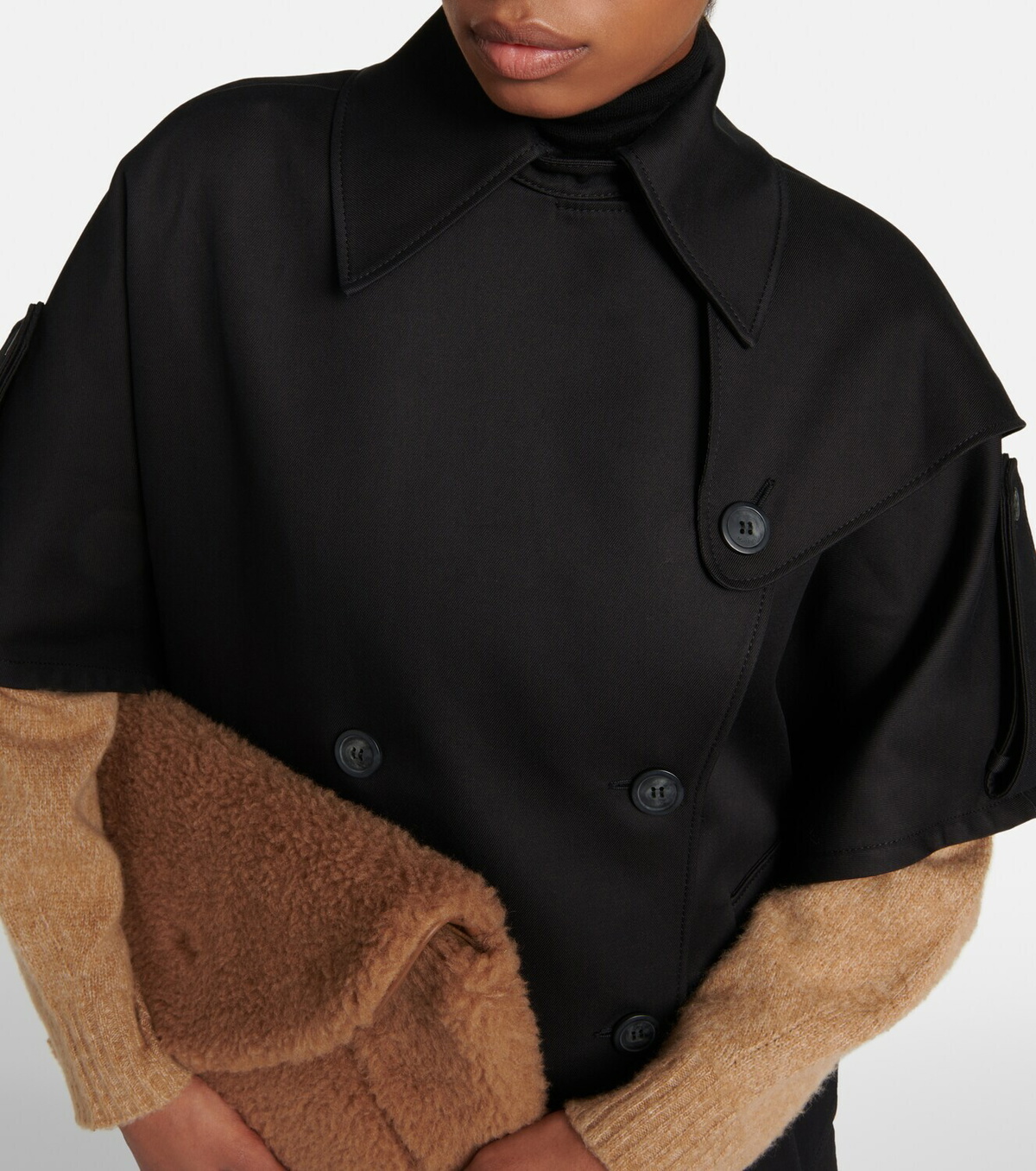 Max Mara - Pernice cotton gabardine pea coat Max Mara
