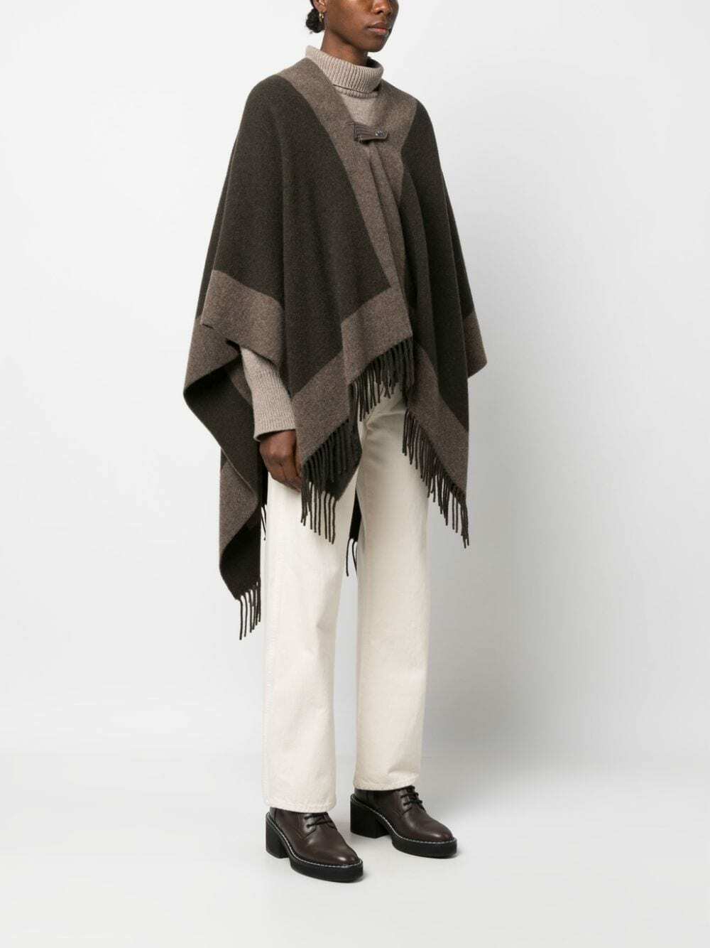 WOOLRICH - Wool Blend Cape Woolrich