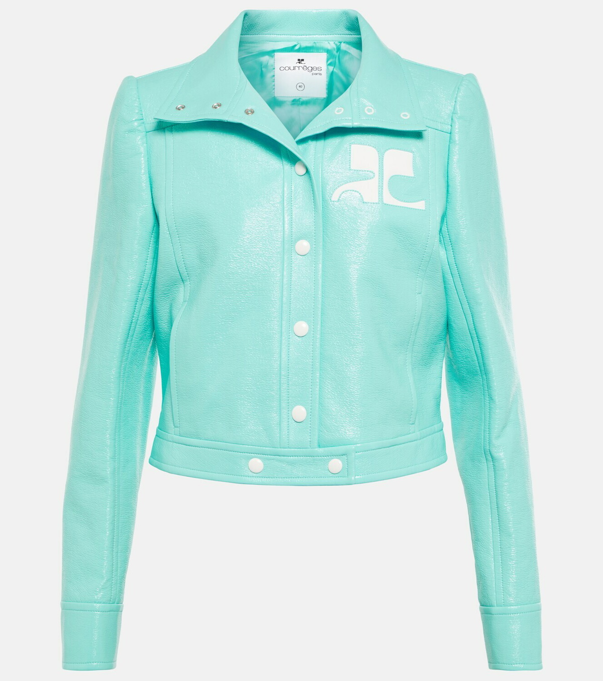 Courreges - Re-Edition vinyl jacket Courreges