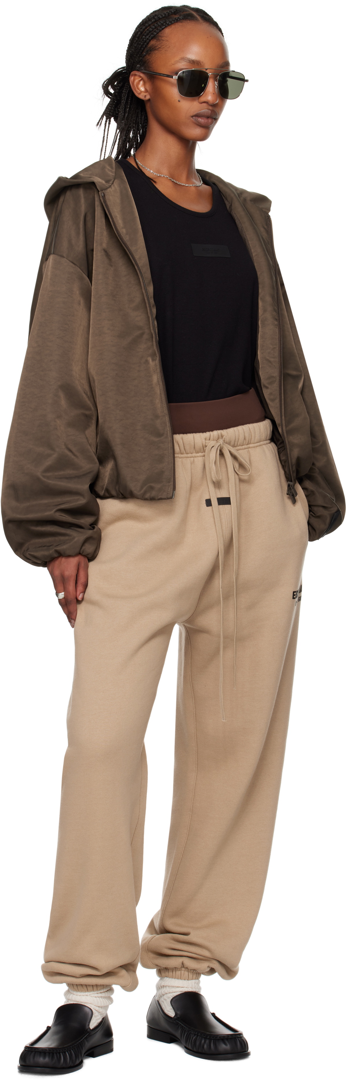 Fear of God ESSENTIALS Gray Fleece Lounge Pants Fear Of God Essentials