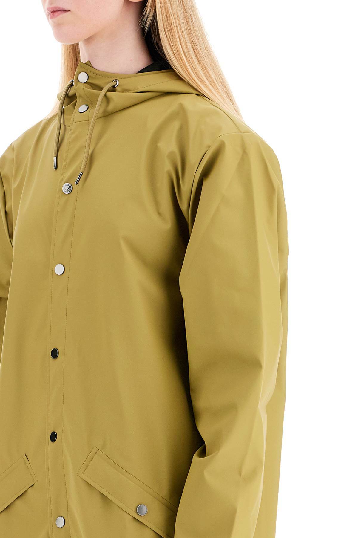RAINS unisex rain jacket Khaki Rains