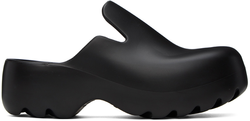 Bottega Veneta Black Flash Clogs Bottega Veneta