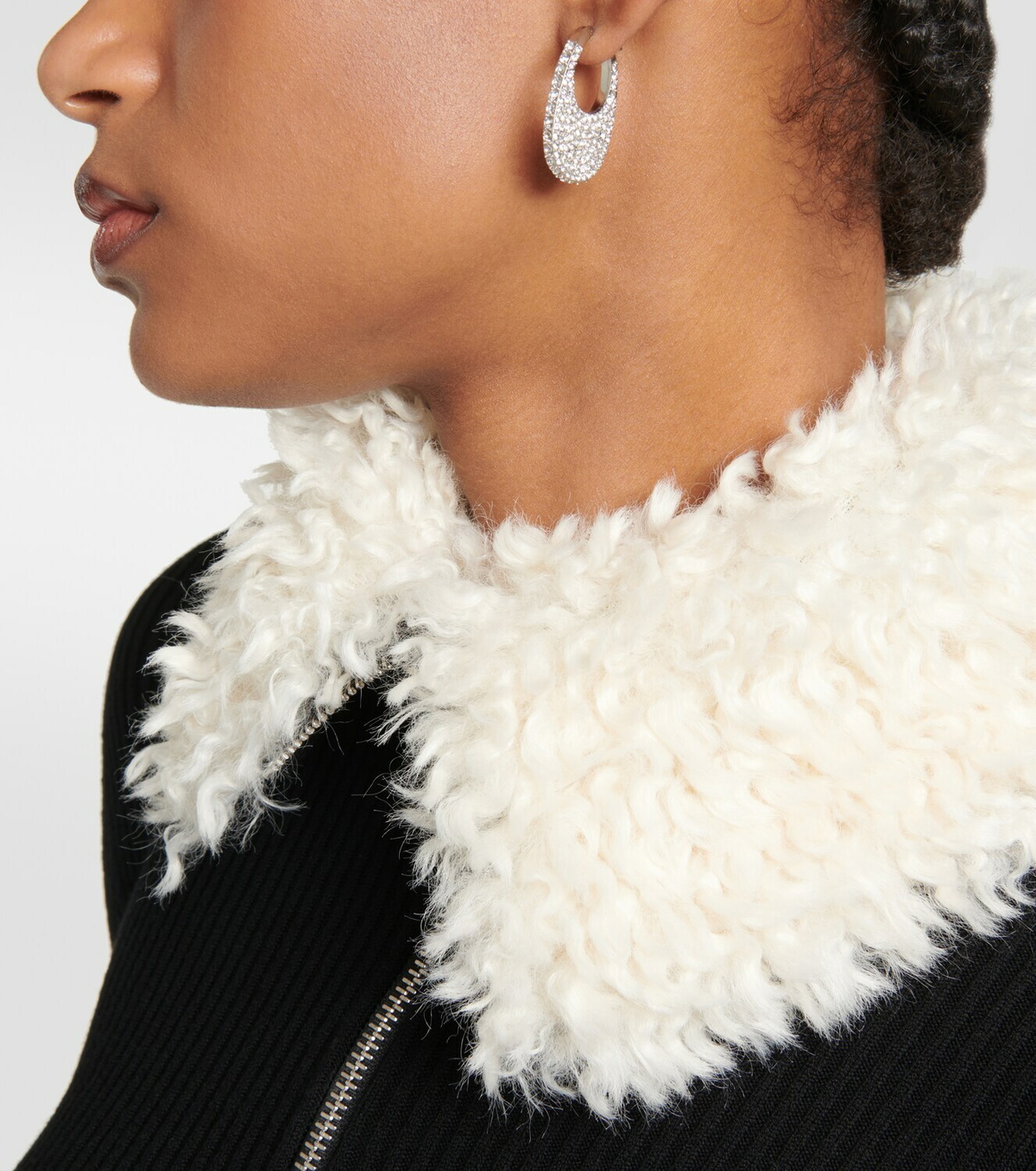 Coperni Swipe Medium embellished earrings Coperni