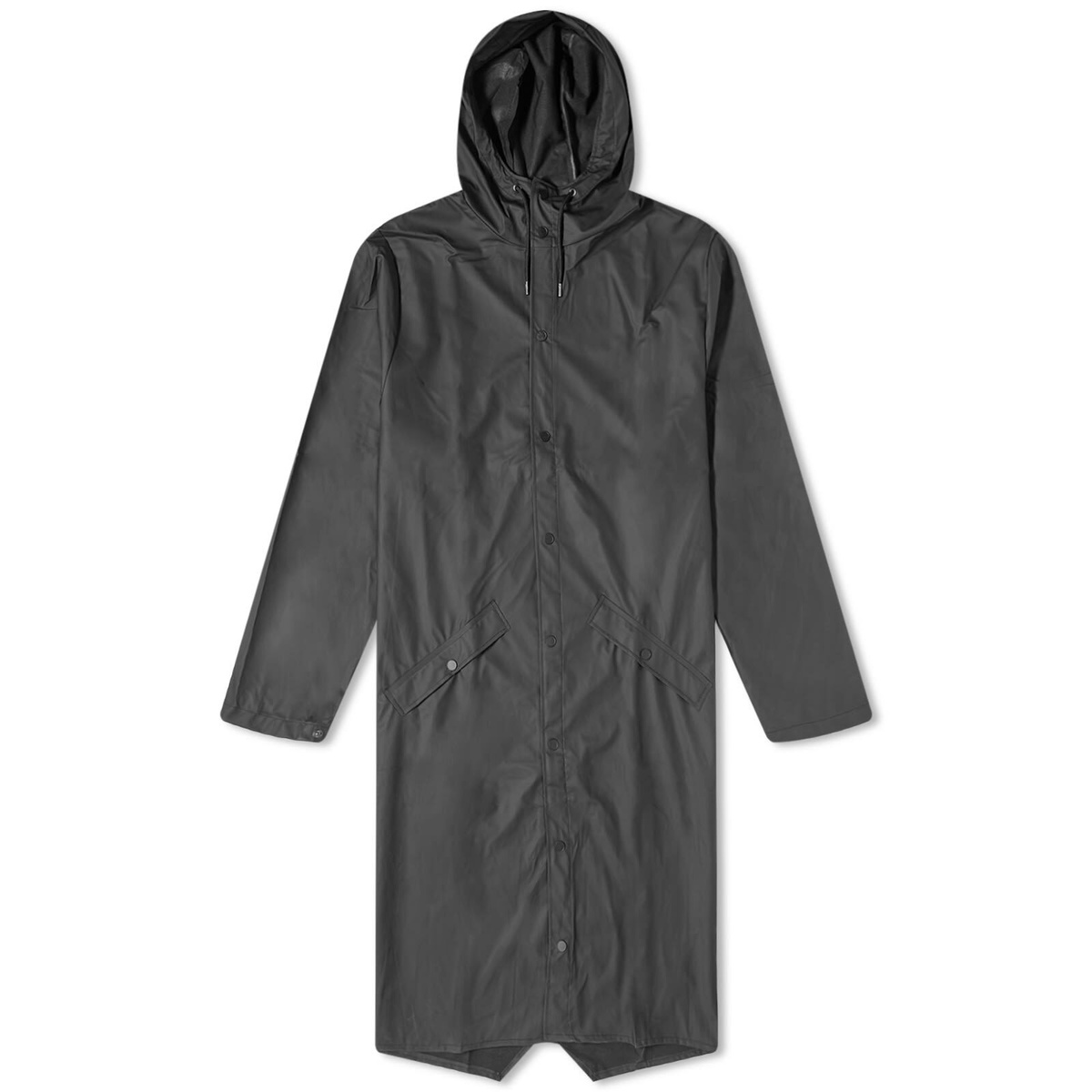 Rains Men's Longer Jacket in Black Rains