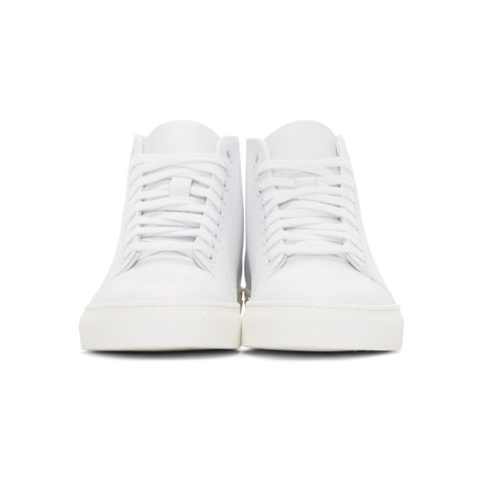 Versus White Lion High-Top Sneakers Versus