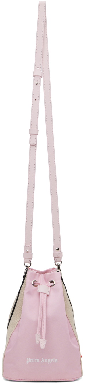 Palm Angels Pink Venice Drawstring Bag Palm Angels