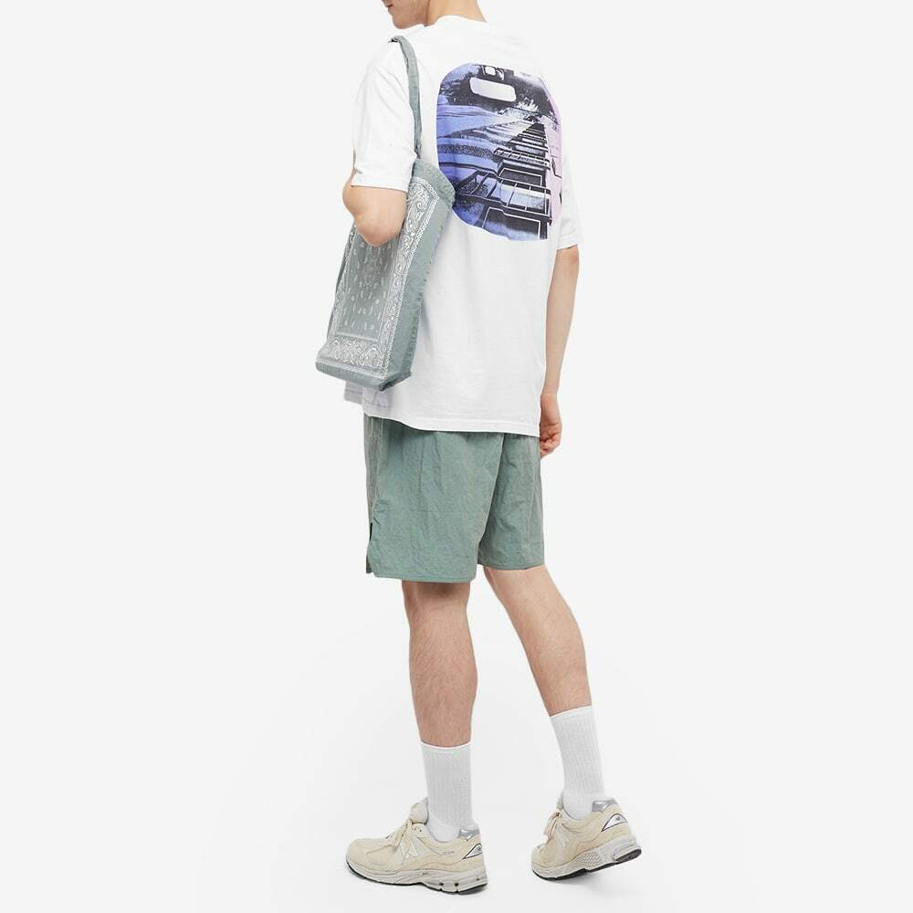 Flagstuff Men's Donut Logo T-Shirt in White Flagstuff