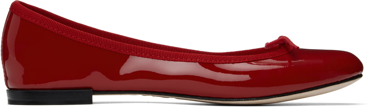 Repetto Red Cendrillon Ballerina Flats Repetto