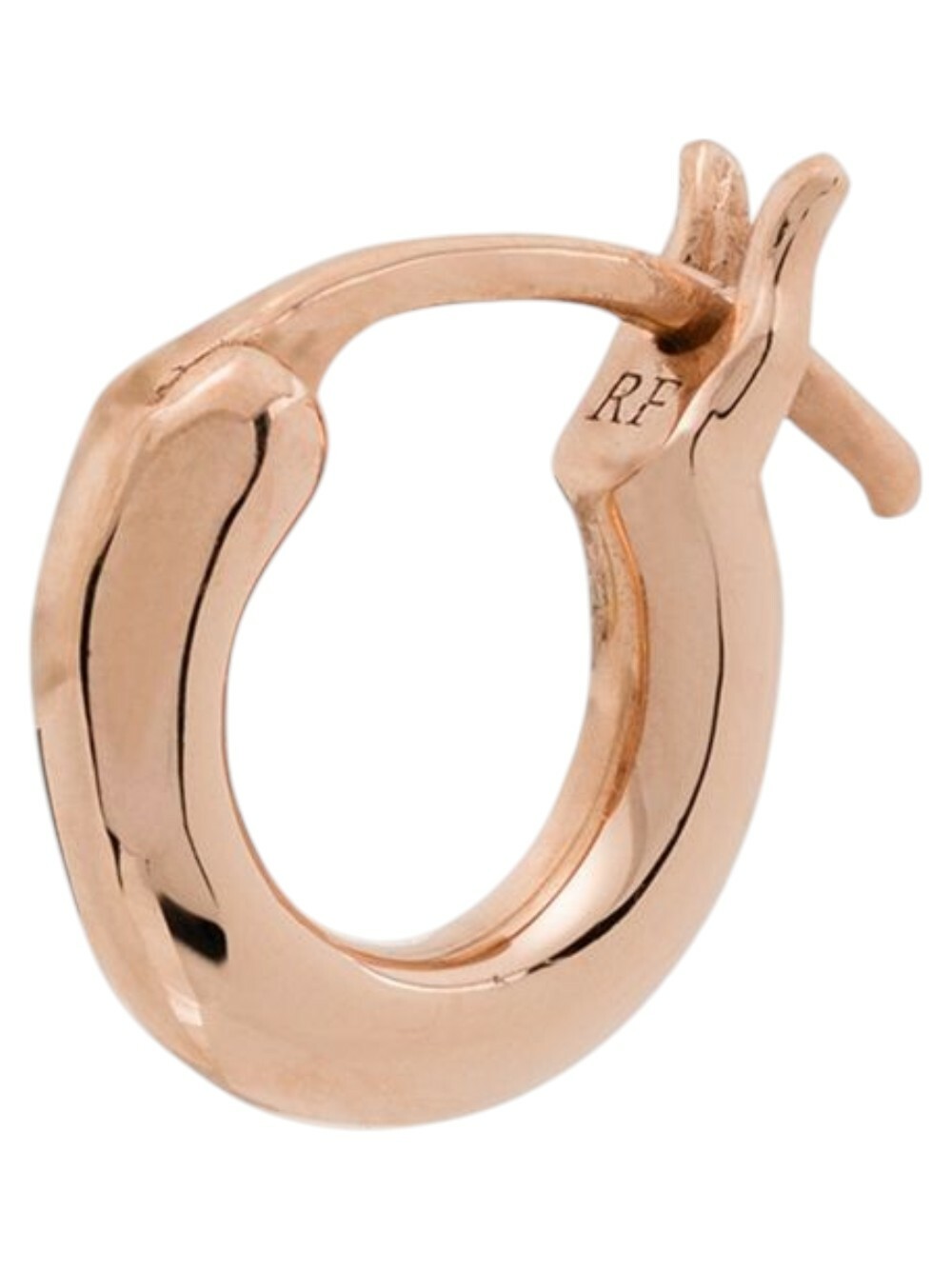 Roxanne First 14K Rose Gold Chubby Baby Huggie Earring Roxanne First