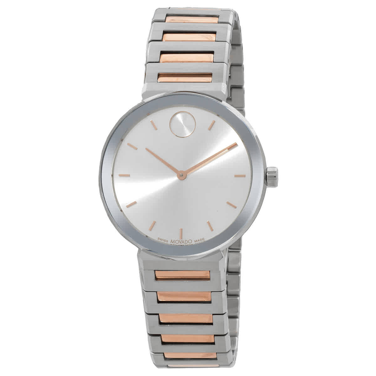 Movado Bold Quartz Silver Dial Ladies Watch 3601146 Movado