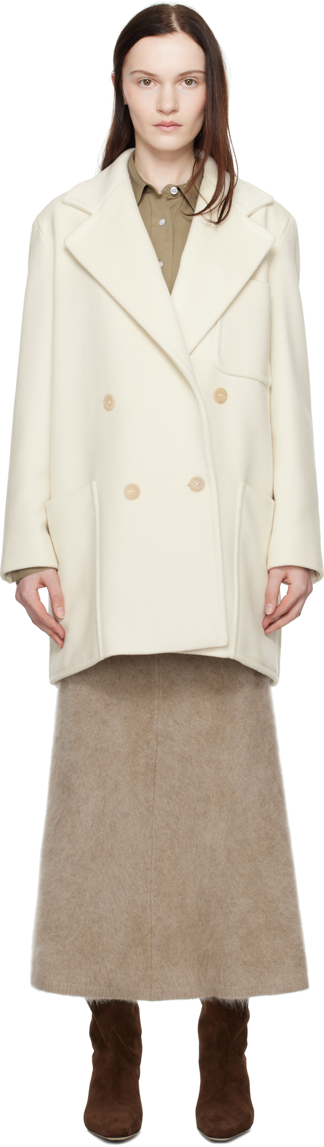 Max Mara White Starna Blazer Max Mara