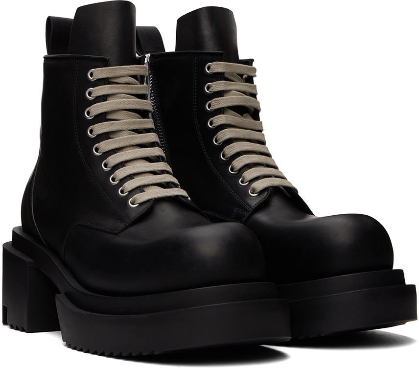 Rick Owens Black Low Army Bogun Boots Rick Owens