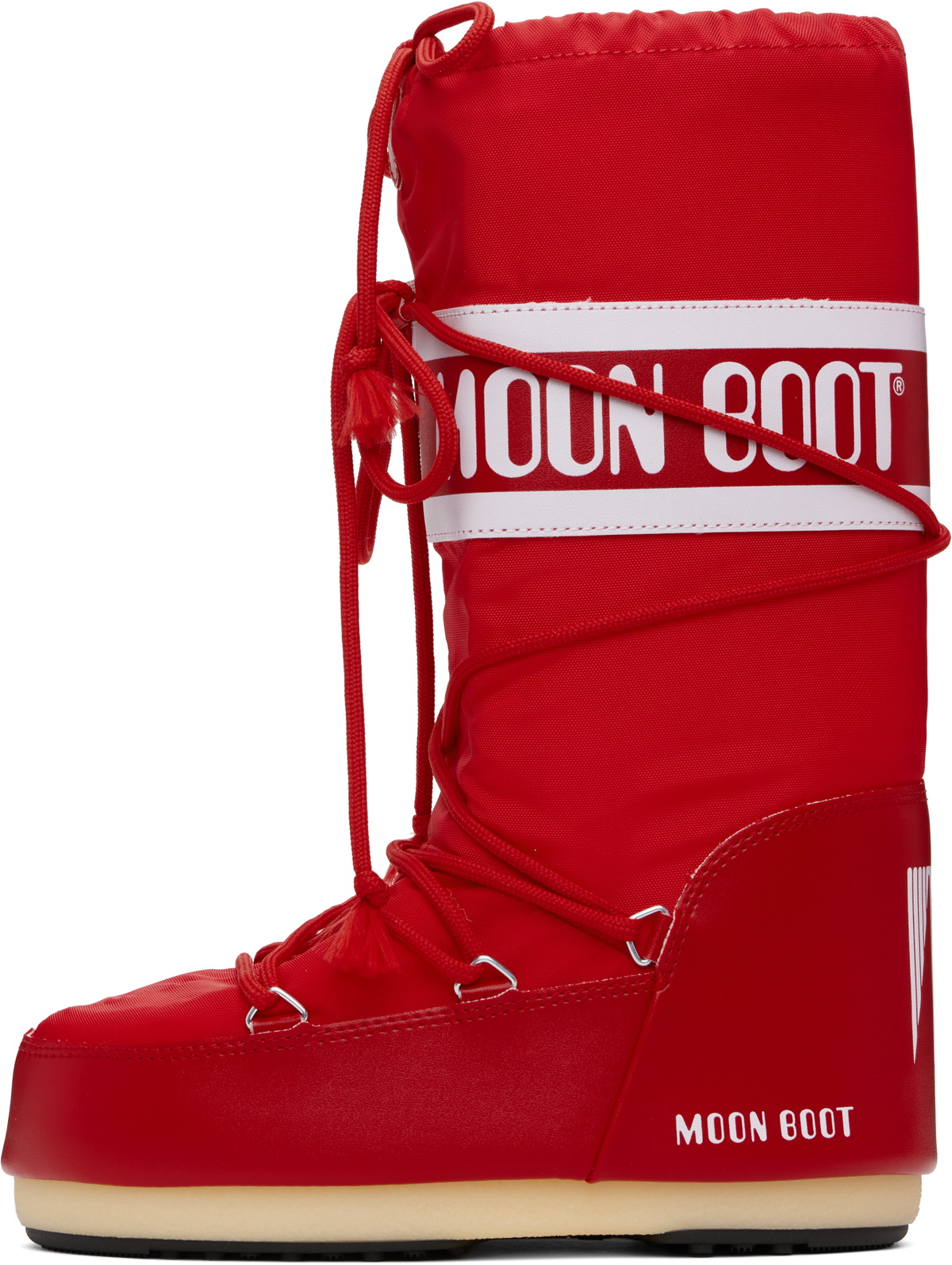 Moon Boot Red Icon Nylon Boots Moon Boot