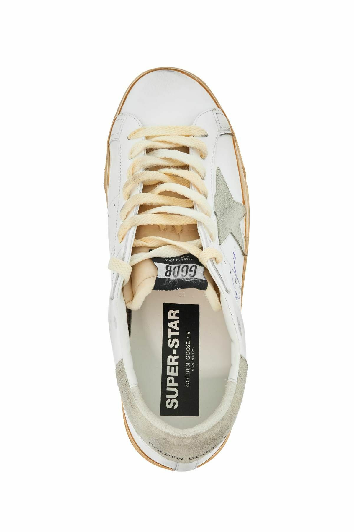 GOLDEN GOOSE high foxing vce sole super star sne White Golden Goose ...