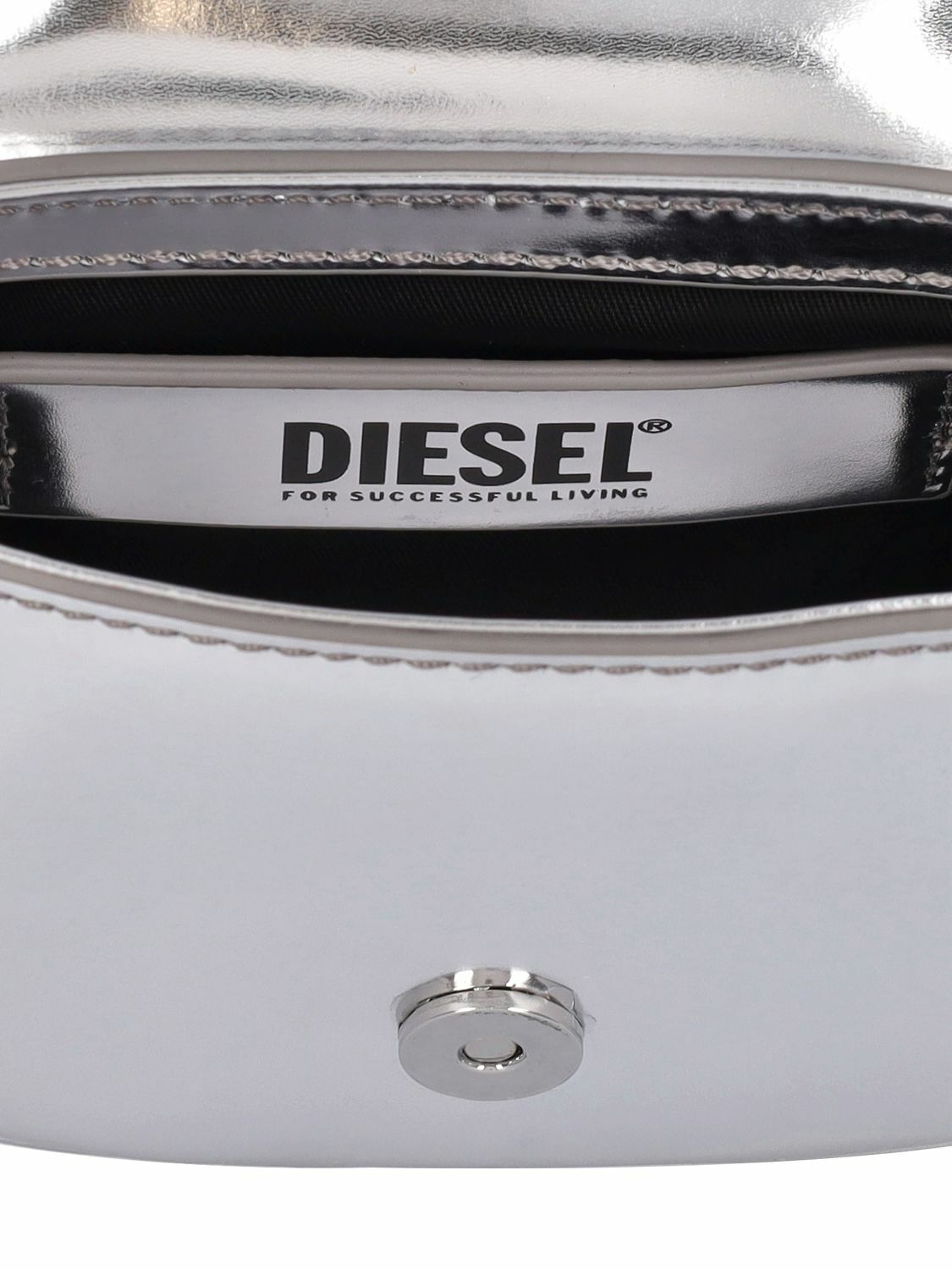 DIESEL Xs 1dr Metallic Leather Top Handle Bag Diesel