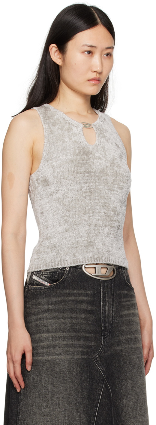 Diesel Gray M-Cherry Tank Top Diesel