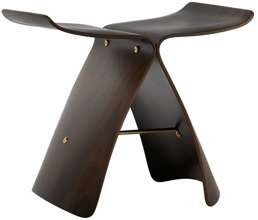 Vitra Brown Butterfly Stool Vitra